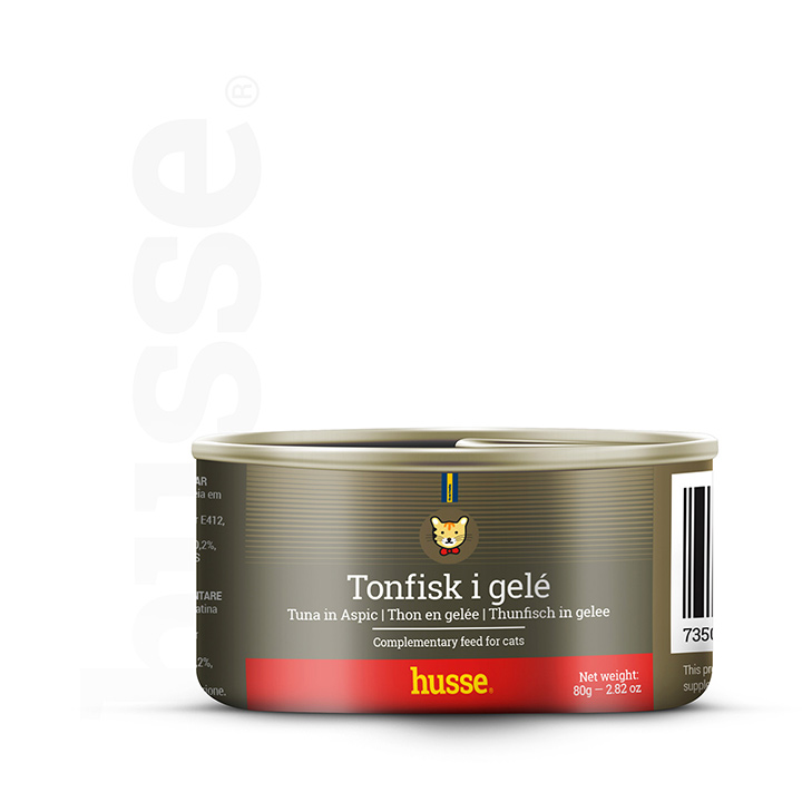 Tonfisk i gele 80g (cat) | Pet Food Online T/A Husse UK